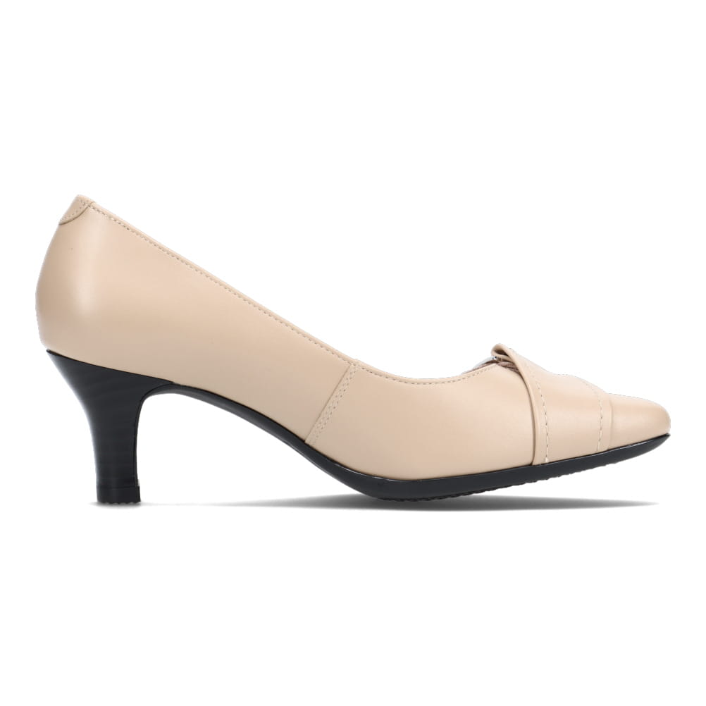 FREACH フリーチ 本革低反発インソールパンプス ベージュ レディース