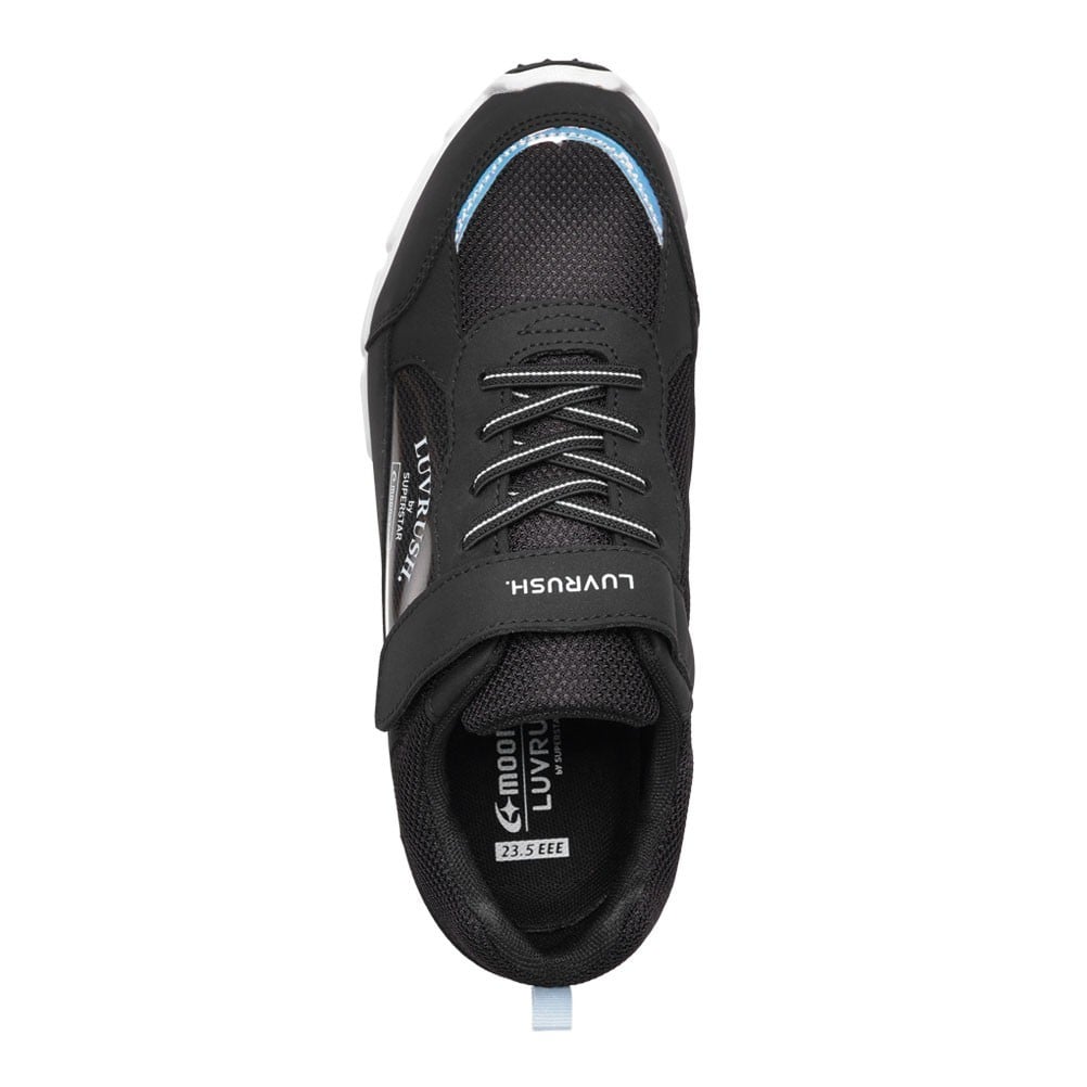 LUVRUSH ラブラッシュ 防水スポーツスニーカー ブラック キッズ | 靴（シューズ）・スニーカーの通販 kutsu.com│チヨダ公式オンラインショップ